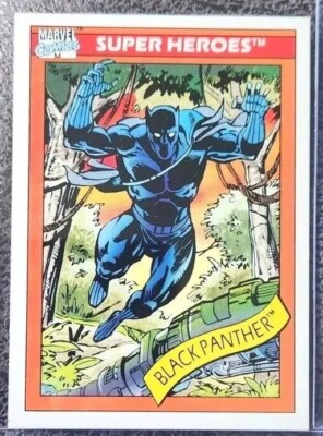 1990 Impel Marvel Universe Black Panther Super Heroes #20 Rookie SP ...
