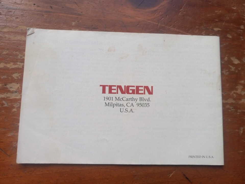 Gauntlet Tengen Nintendo NES Manual Only ~ Instruction Booklet | eBay