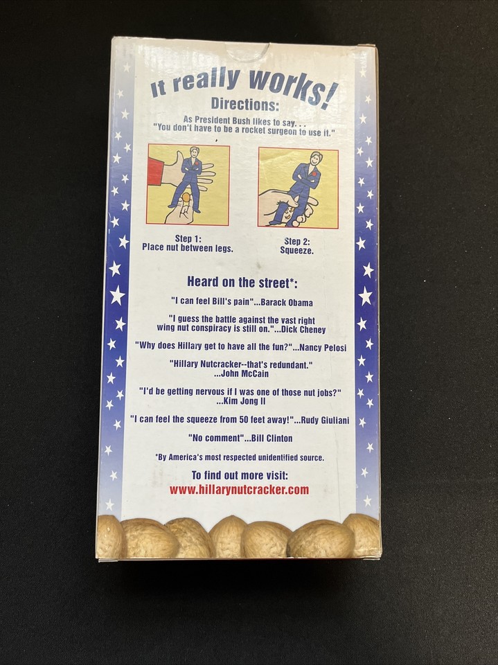 Hillary Clinton “The Hillary Nutcracker” w/ Stainless Steel Thighs ...