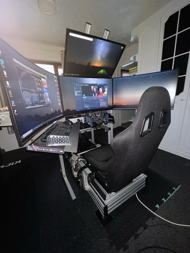 E-Sports Race Simulator - 4 Screen Monitor Rig | eBay