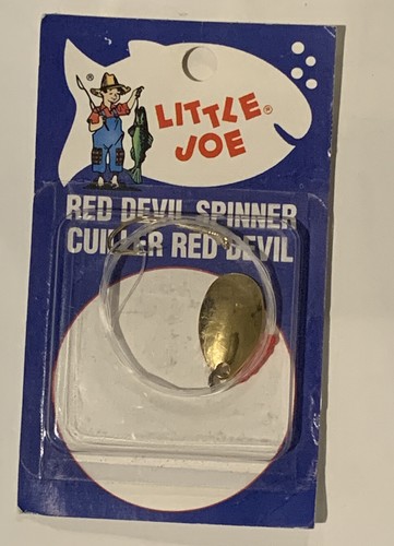 Little Joe LR355 Red Devil Spinner #3 Gold #2 Hook | eBay