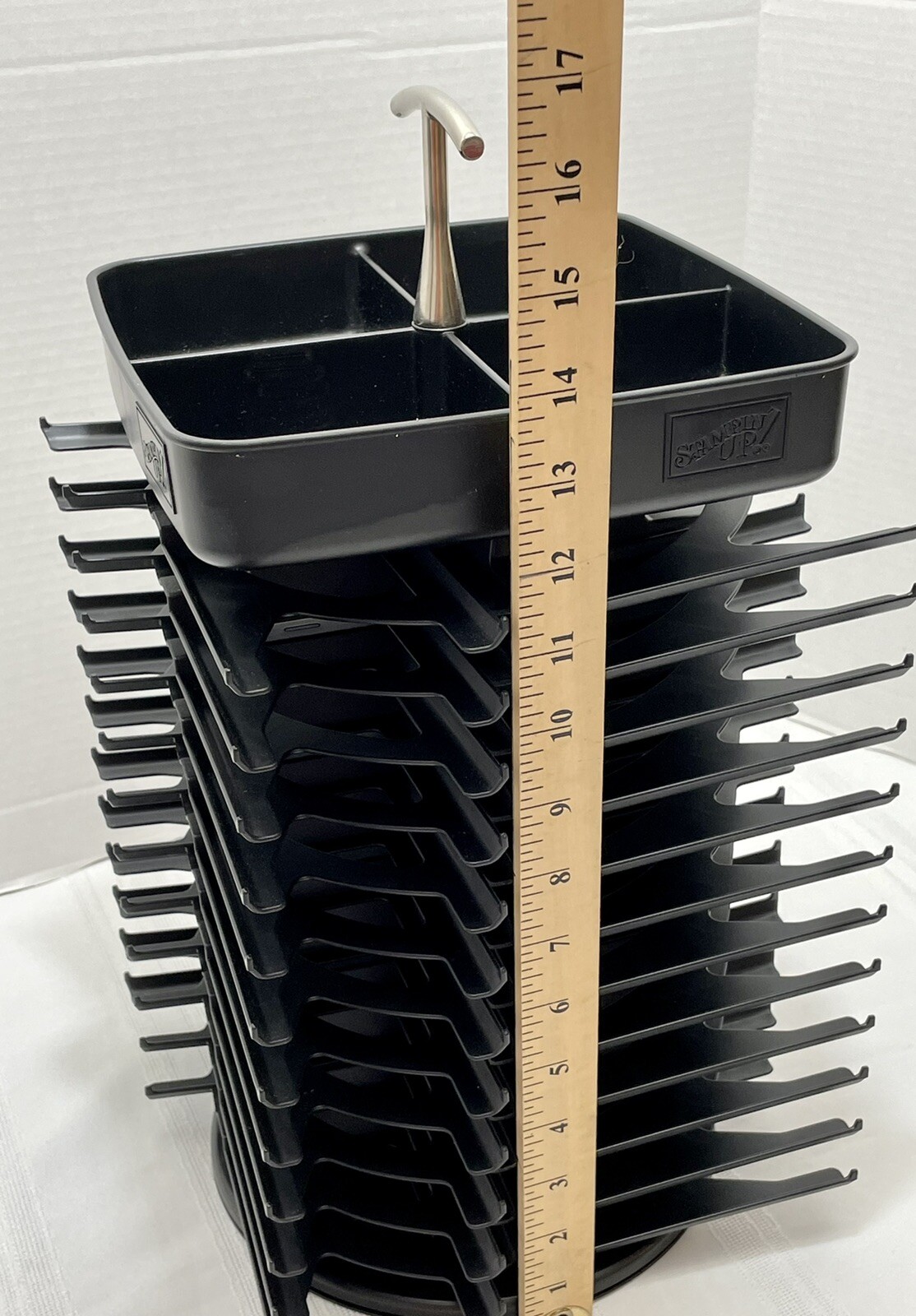 Stampin Up Color Caddy 48 Slots Ink Stamp Pad Holder Carousel Storage ...