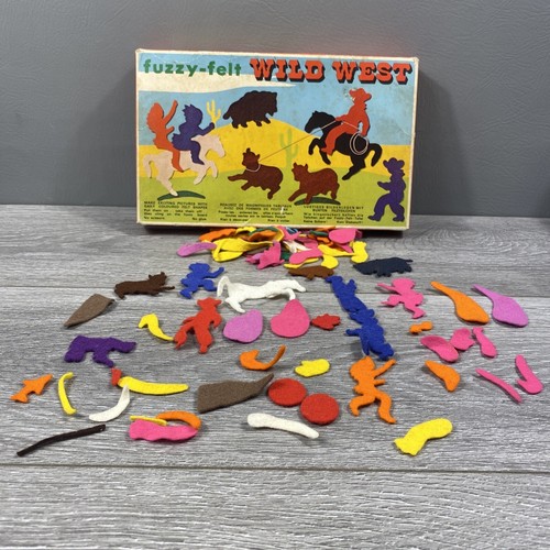 Fuzzy Felt - Wild West - Vntg1970's. Allan Industries Ltd. Made In UK ...