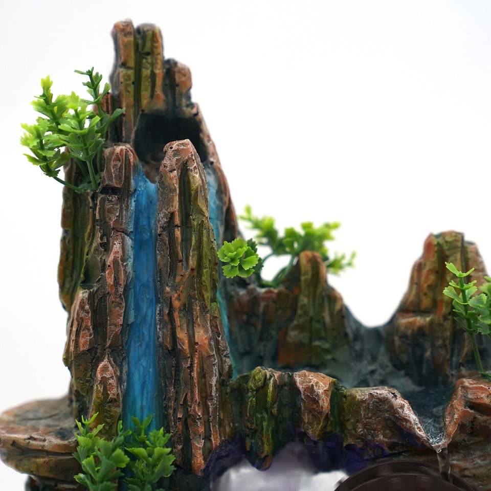 Indoor LED Waterfall Desktop Fountain Atomizer for Home Office ...