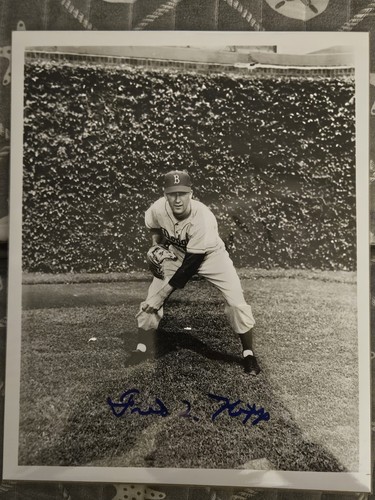 Fred Kipp Signed Autograph 8x10 B&W Photo Brooklyn Dodgers | eBay