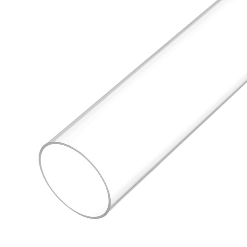 Plastic Pipe Rigid Polycarbonate Round Tube Clear- 47x50x435mm, 1 Pcs ...