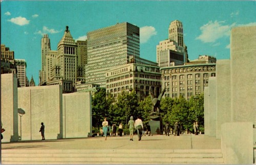 Pre-1980 BUILDINGS AT BATTERY PARK New York City NY o/18 BC0424 | eBay