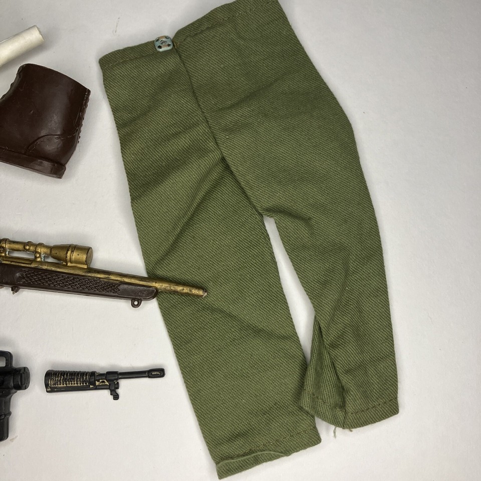 Lot Of Vintage 1960s Gi joe Clothing And Accessories Guns, Shirts ...