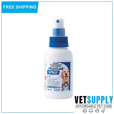 Frontline Spray For Dogs & Cats 100 mL Flea and Tick control | eBay