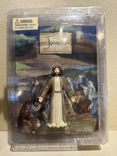 The Biblical Action Figures Collection Jesus Poseable Figure & Scenery ...