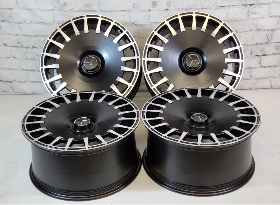 20" Wheels Fit Mercedes Benz AMG G Class E S G Maybach Style Machined ...