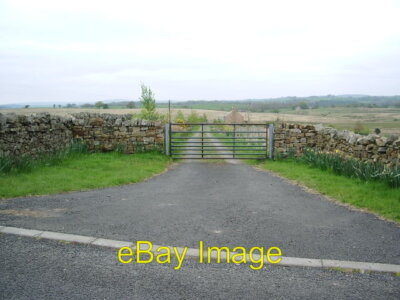 Photo 6x4 Gate and Road to Holly Rigg Halton Lea Gate c2007 | eBay UK