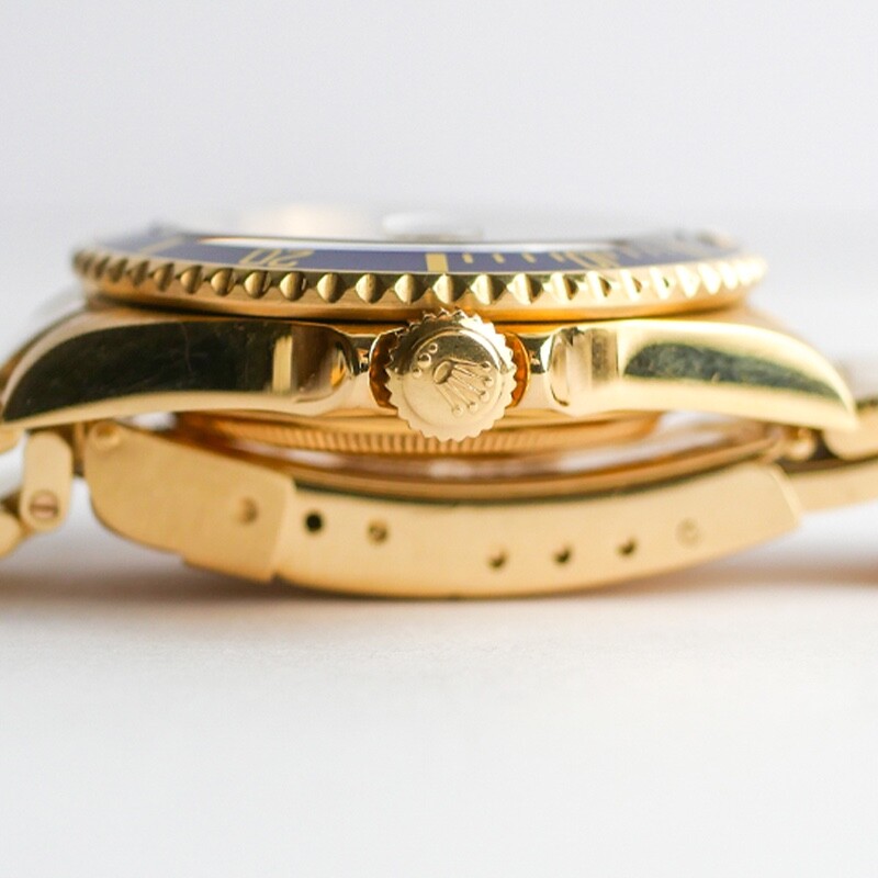 Rolex Submariner Date Sultan Serti Dial Yellow Gold RARE 16618 | eBay