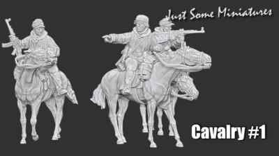 Just Some Miniatures WW2 German Cavalry Automatic Weapons Bolt Action ...