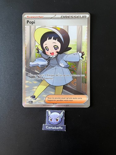 Carte Pokémon Popi 220/197 FA Dresseur EV3 Flammes Obsidiennes NEUF | eBay