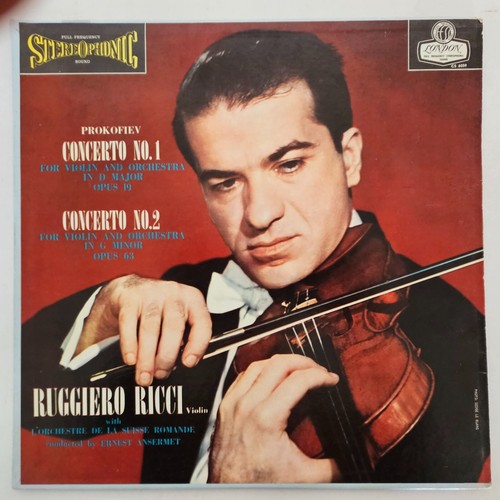 Ruggiero Ricci - Prokofiev: Concertos 1 and 2 LP - London - CS 6059 1K ...