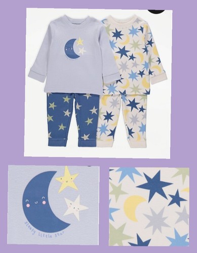 Boys girls Pyjamas 2 multipack , kids pajamas two piece bundle , kids ...