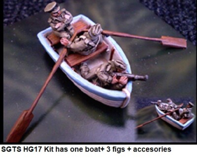 SGTS MESS HG17 1/72 Multimedia British Home Guard Patrol in a Row Boat ...