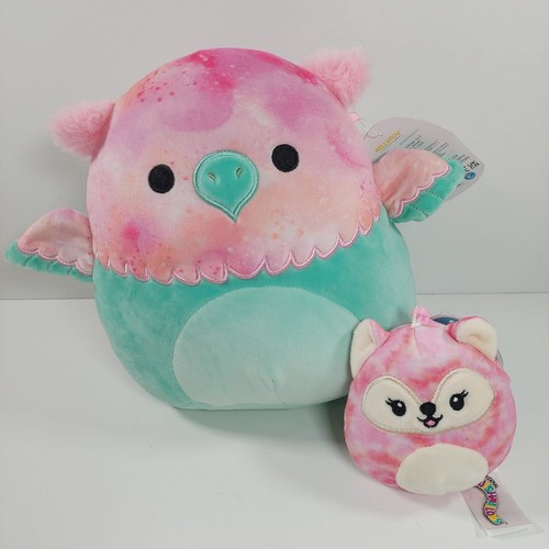 Squishmallows Gala Griffin 8 Inch and Bonus Sabine Fox 4 Inch Clip | eBay