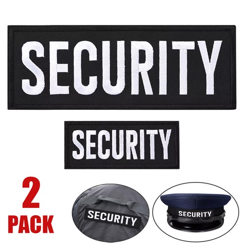 2PCS Security Patches for Vest or Jacket - Security Patch with Loop ...