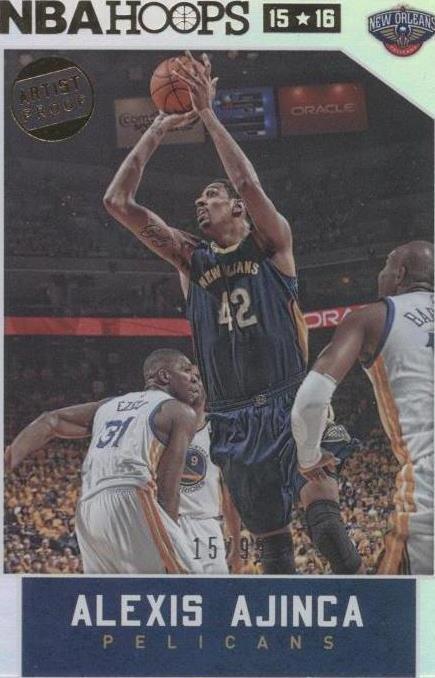 2015-16 Panini NBA Hoops - Alexis Ajinca #85 Artist Proof /99 for sale ...