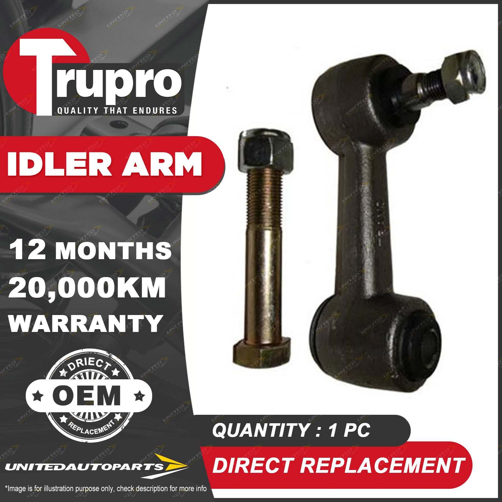 Brand New 1 x Idler Arm for DODGE UTILITY 106C SERIES VE VF VJ VH VS VK ...