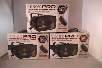 TZUMI DREAM VISION PRO 360 VIRUAL REALITY SMARTPHONE HEADSET BLUETOOTH ...
