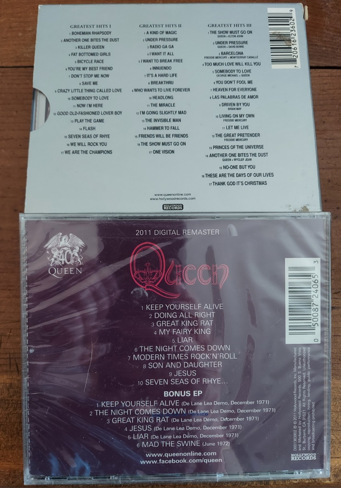 Queen 2011 Deluxe Remaster & Greatest Hits 1, 2, 3 CD Lot Classic Rock ...