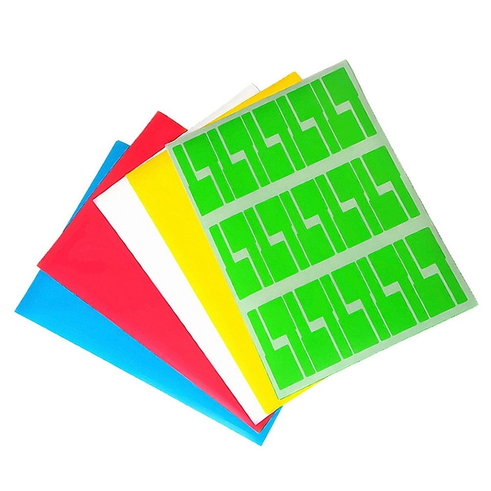 10 Pcs Cable Label Self-adhesive Labels Identification Tags Markers ...