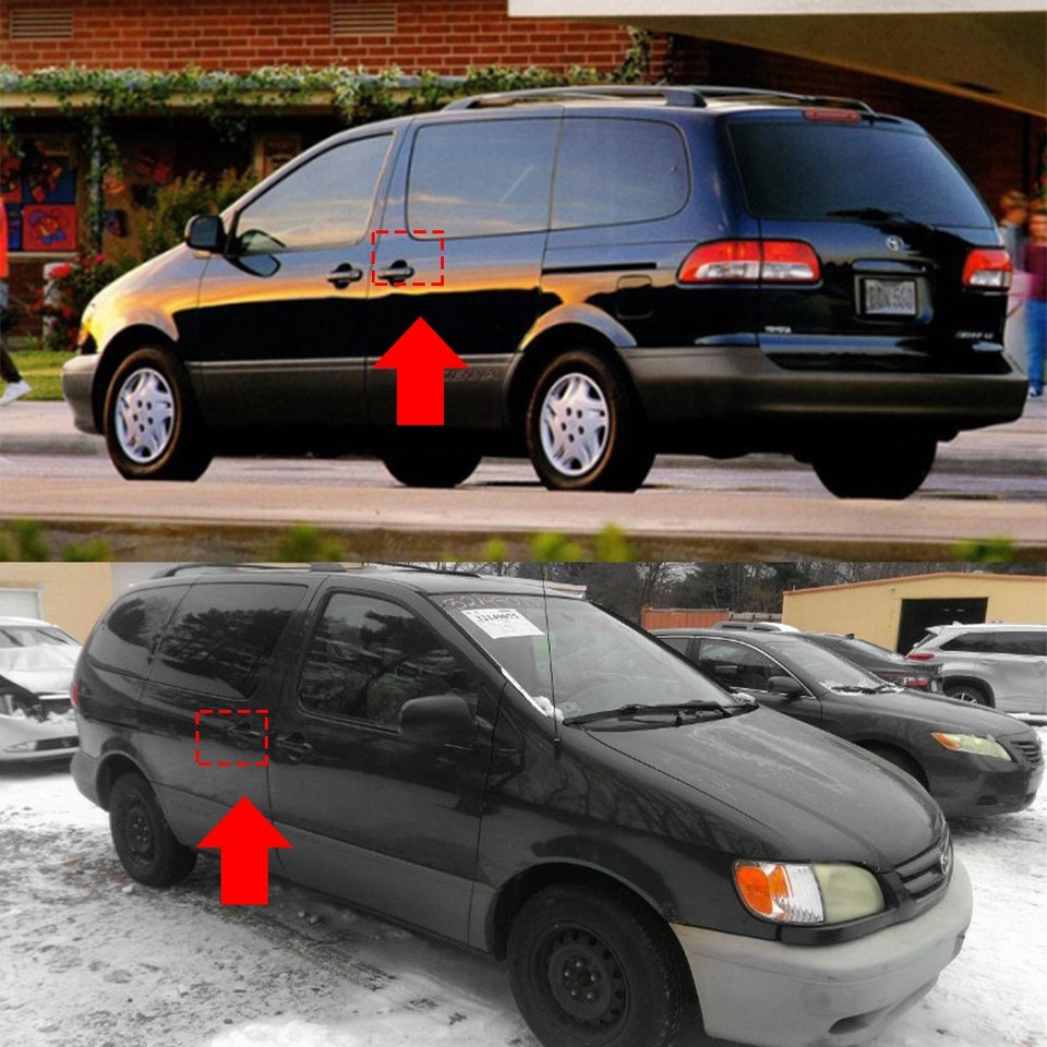 Door Outer Sliding Handle Rear Front Right Left Side 35855 For Sienna ...