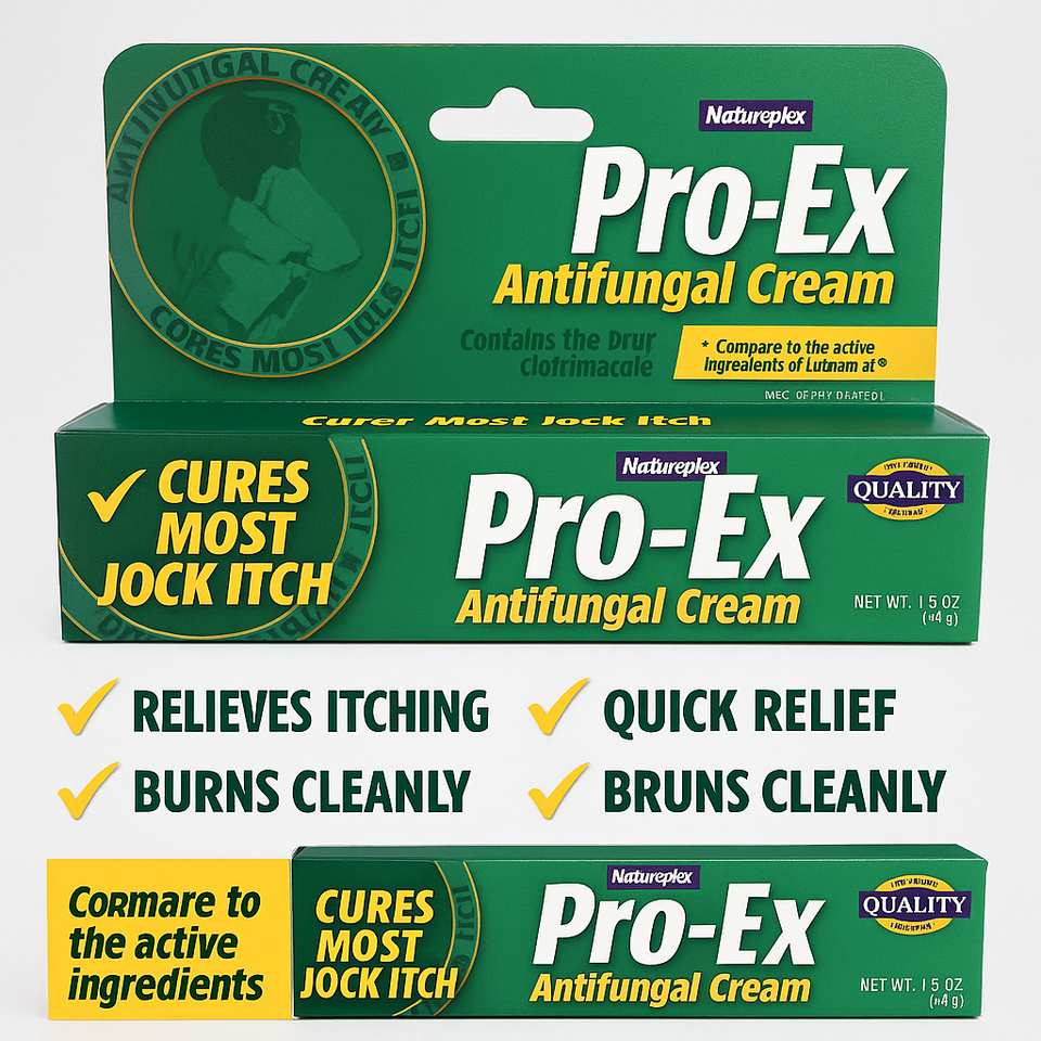 6PK Natureplex Pro-Ex Antifungal Cream Cure Jock Itch Ringworm Anti ...