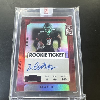 2021 Panini Contenders - Rookie Ticket RPS Kyle Pitts #104 Red Zone ...