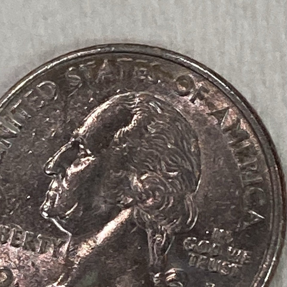 2000 P South Carolina State Quarter Strike Through Words Obverse Error ...