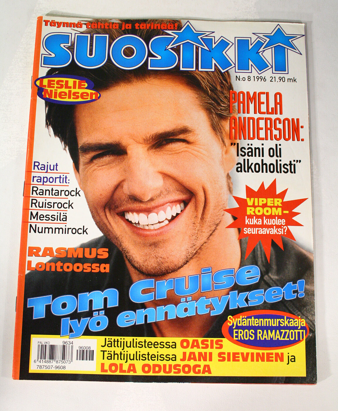 Finnish SUOSIKKI Magazine #8 1996 : very early THE RASMUS feature, Tom ...