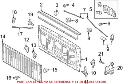 Genuine OEM Tailgate Hinge for Toyota 6611004030 | eBay