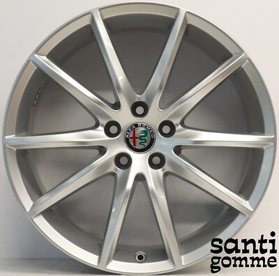 1 rim Alloy Alfa Romeo Stelvio 8 X 19 " Et 34 Original 156117308 Silver ...
