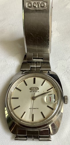 Vintage Swiss Made 1980's OCTO Automatic Men's Watch, No Reserve Free ...
