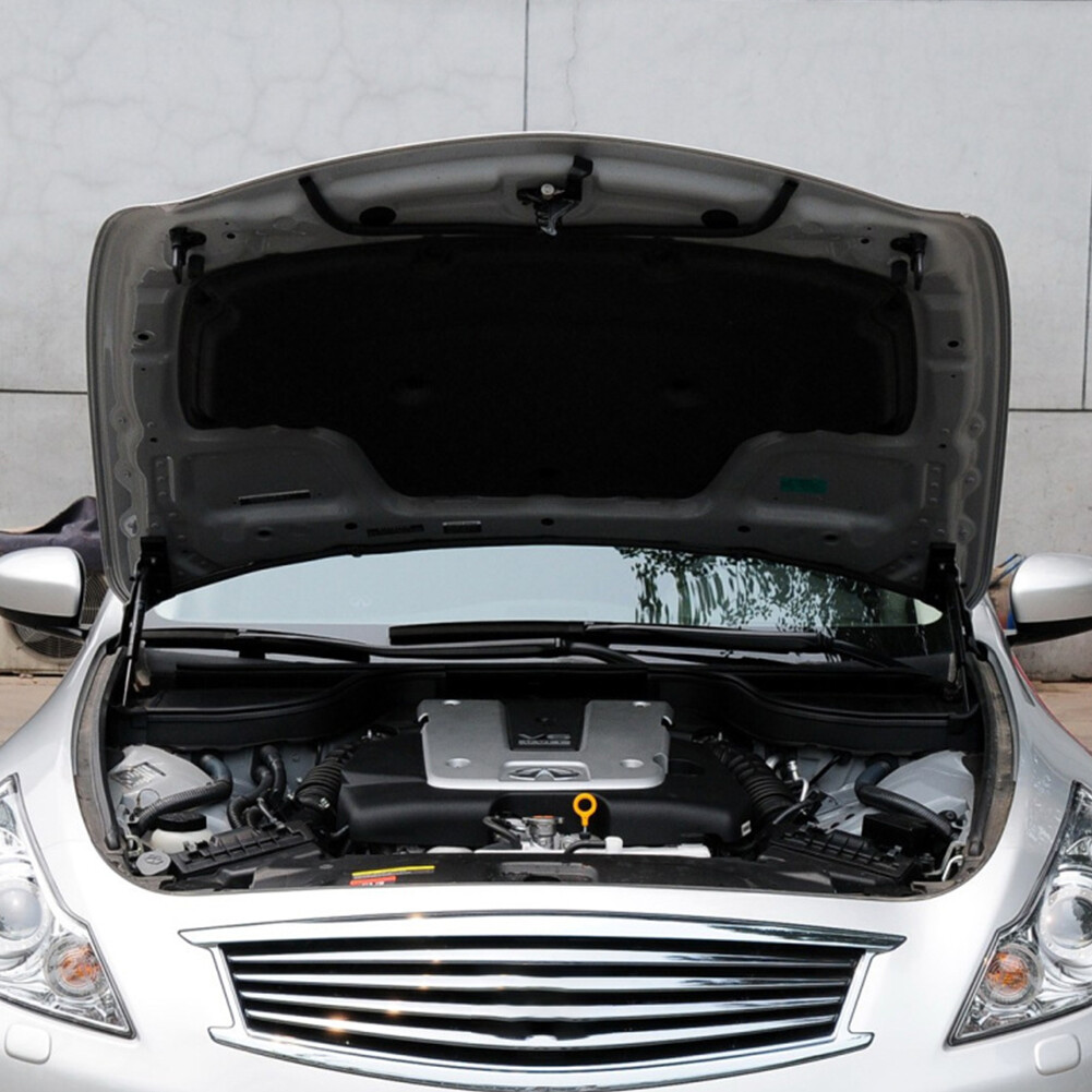 2PCS For Infiniti G25 G35 G37 Bonnet Prop Rods Lift Supports Gas Struts ...