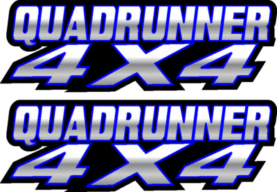 QuadRunner 4x4 Gas Tank Graphic Decal Sticker Atv Quad Runner 400 500 ...