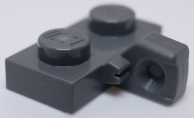 Lego 15x Dark Bluish Gray Hinge Plate 1 x 2 Locking 1 Finger on Side | eBay