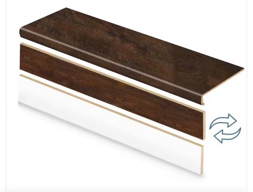 Cap A Tread Stair Repair Oak Stair Replacement Kit, Java Finish 47” X ...