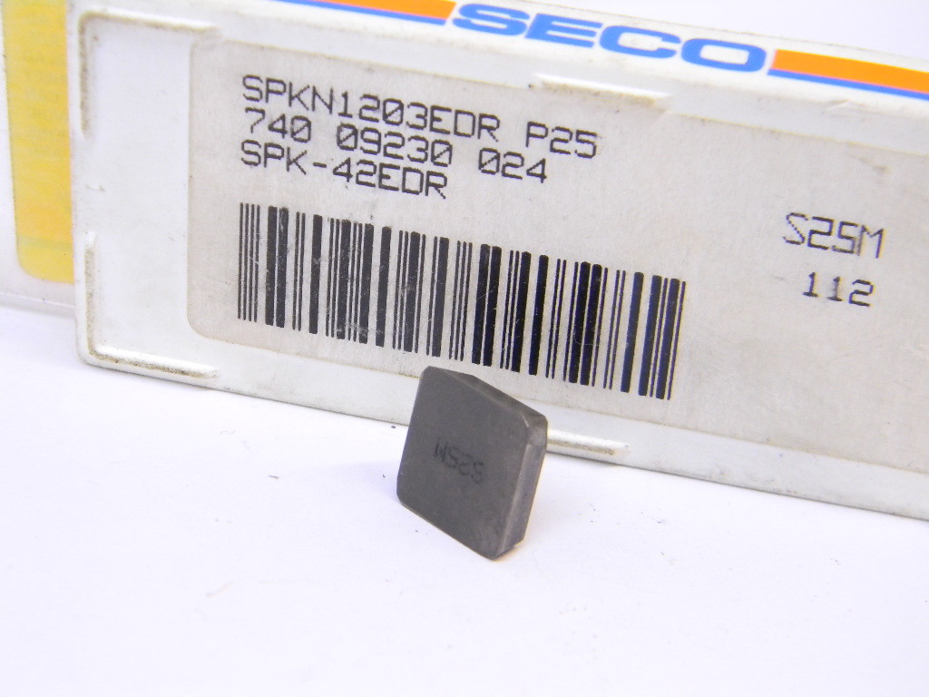 NEW SURPLUS 7PCS. SECO SPK 42EDR GRADE: S25M CARBIDE INSERTS | eBay