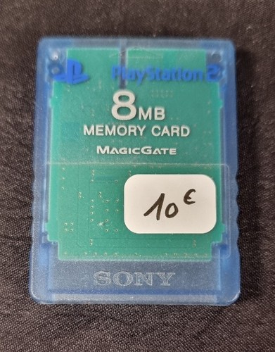 PS2 Memory Card Original Sony Magicgate Bleu SCPH-10020 8 MB Carte ...