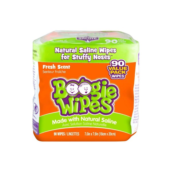 Boogie Wipes Soft Natural Saline Wet Tissues for Baby and Kids ...