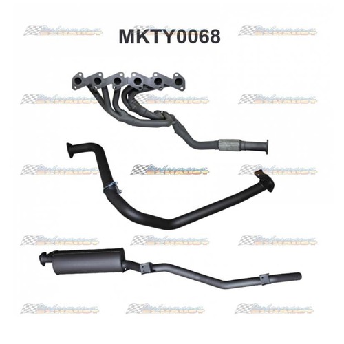 MANTA EXHAUST & EXTRACTORS For TOYOTA LANDCRUISER HZJ75/78 SERIES UTE ...