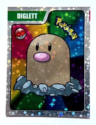 2024 POKEMON Last Evolution Sticker #021 DIGLETT PERU Limited Edition ...