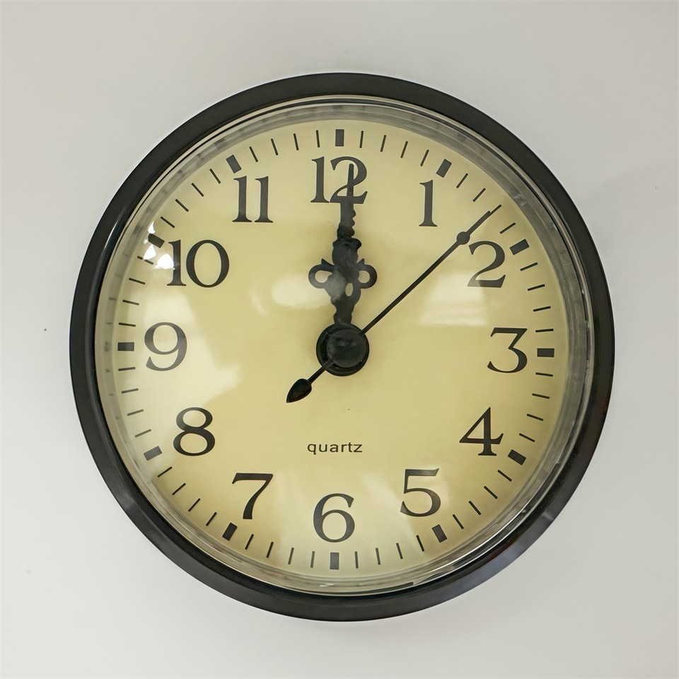 90MM Clock Insert Replacement with Silent Movement and Arabic Numerals ...