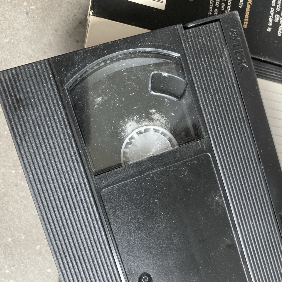 9 Mouldy VHS Video Tapes E180 E240 Used Blank Cassettes TDK/Memorex ...