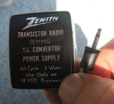 vtg zenith ac converter power supply s75822 (model 3000-1??) | eBay