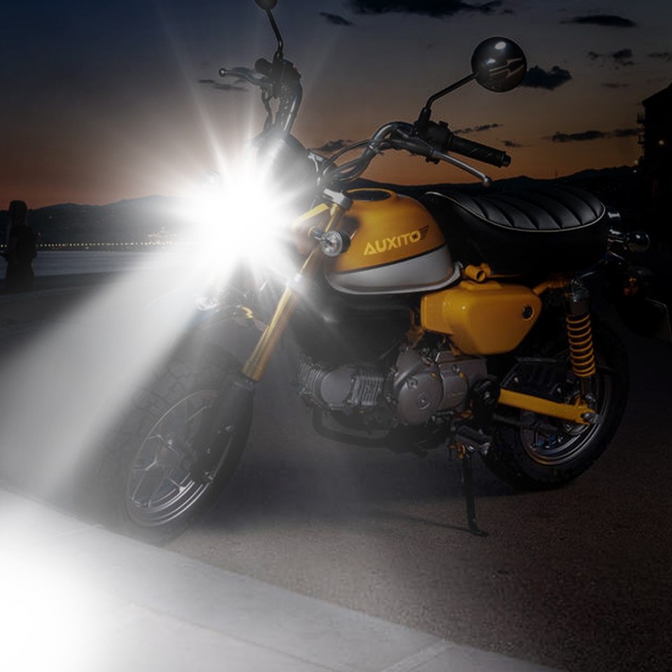 9003 H4 LED Motorcycle Headlight Bulbs 30000LM Kit Hi/Lo Beam Bright ...